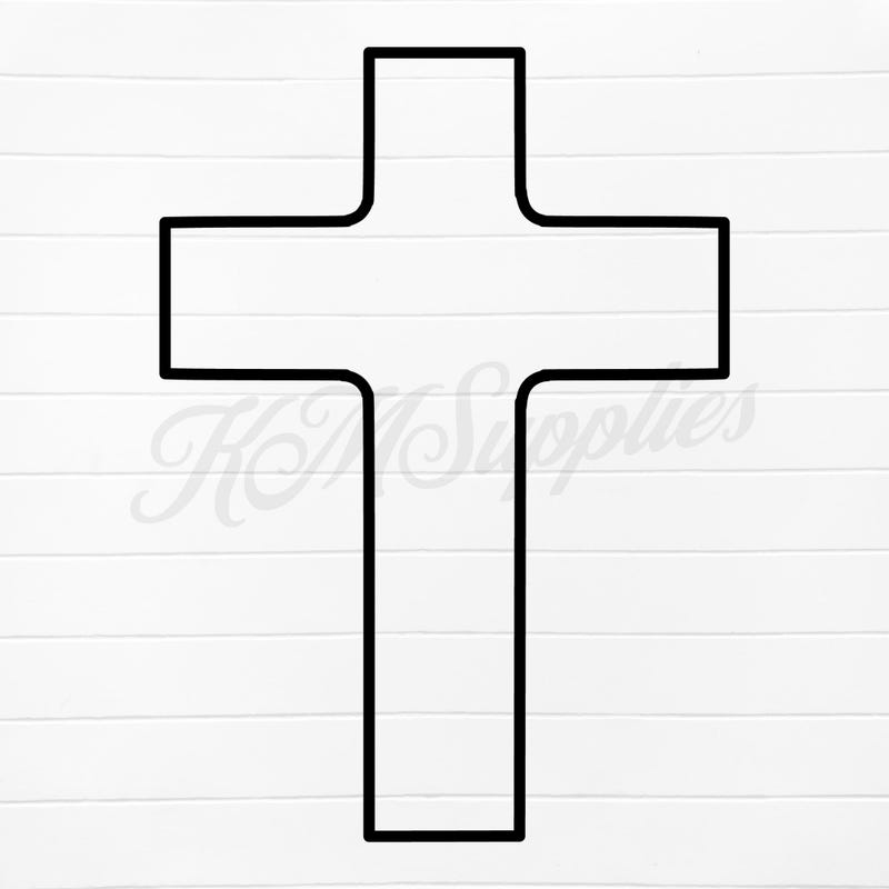 Cross Outline - Etsy