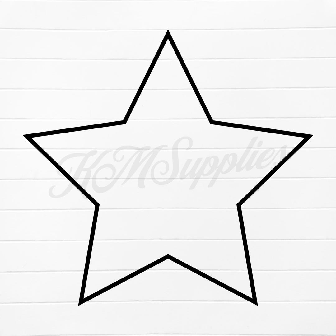 Star Outline Svg, Star Outline Png, Star Outline Clipart, Simple Star ...
