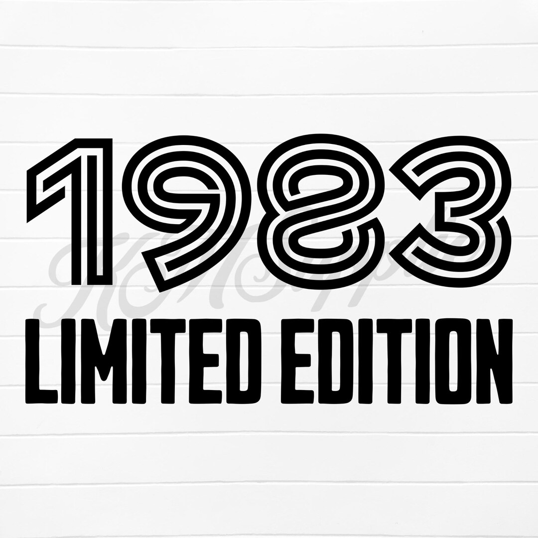 1983 Svg Png, 1983 Limited Edition Svg, 1983 Limited Edition Png, 1983 Limited Edition, Limited ...