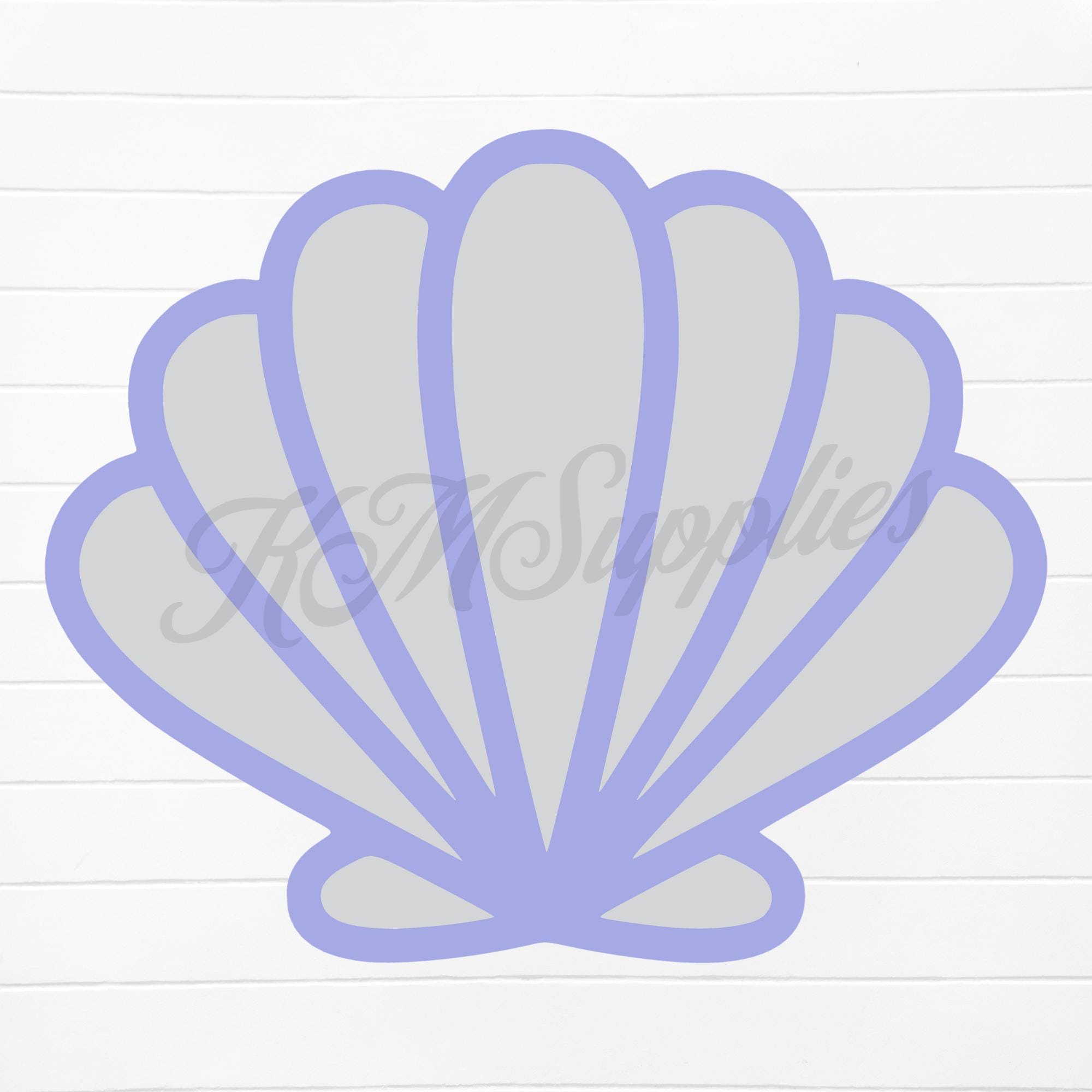 Seashell Svg, Seashell Png, Seashell Digital Download, Seashell Vector ...