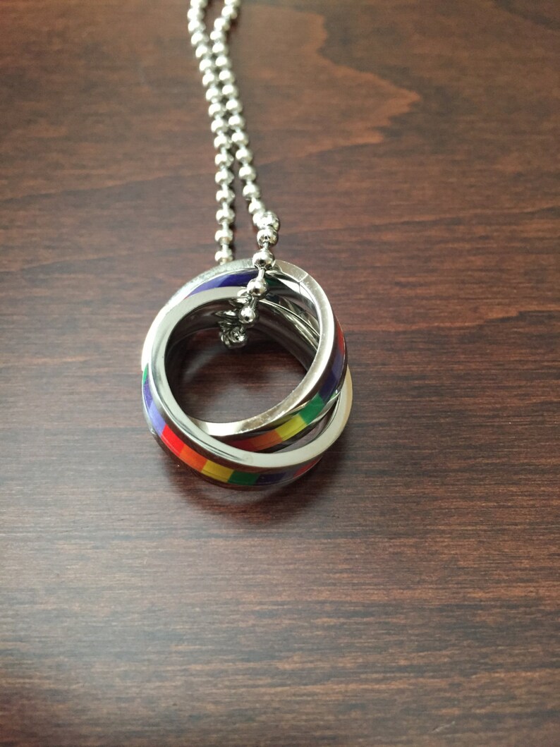 Rainbow Necklace Rainbow Rainbow Pendant Rainbow Jewelry | Etsy