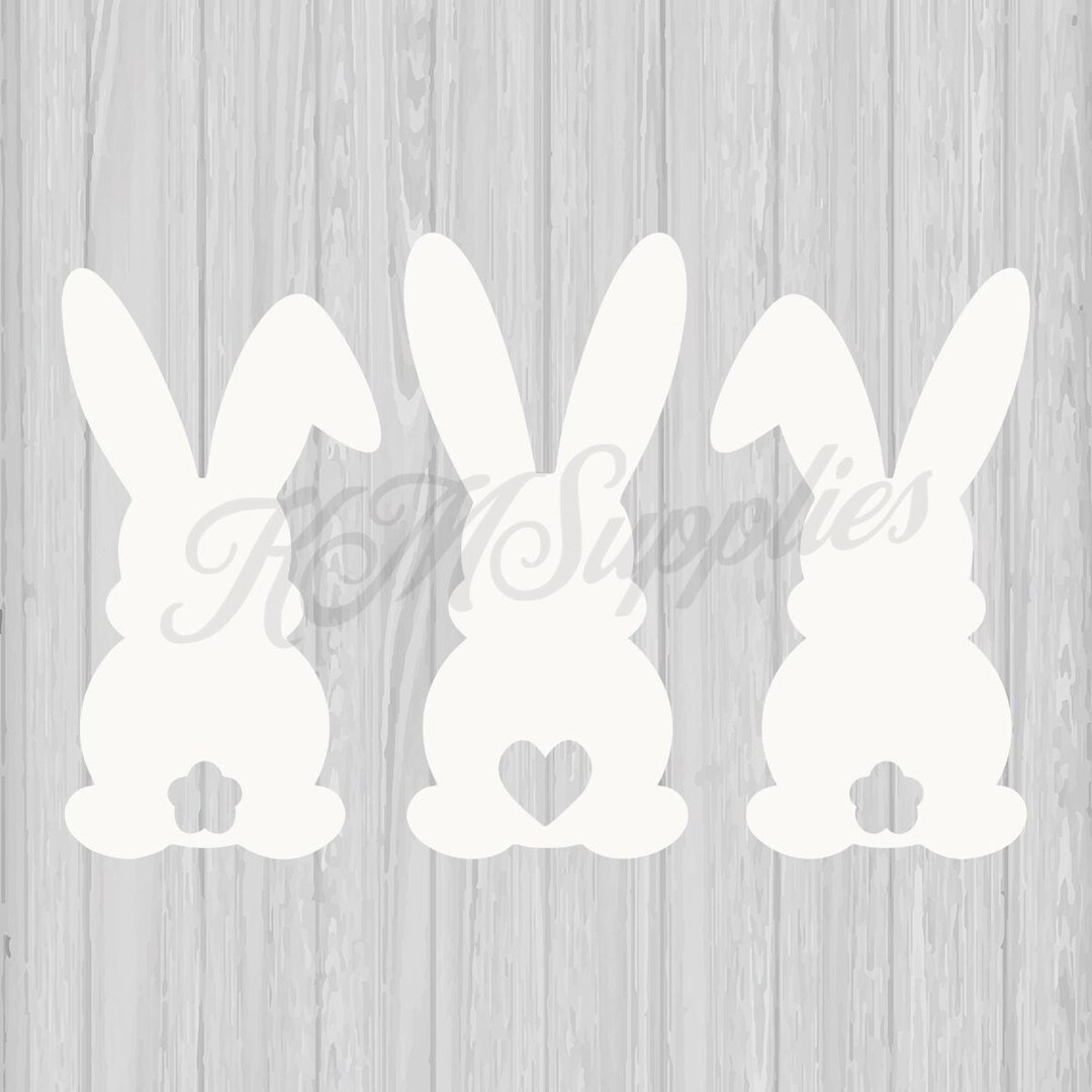 3 Bunnies Png, 3 Bunnies Svg, Bunny Outline Svg, Bunny Outline Png ...