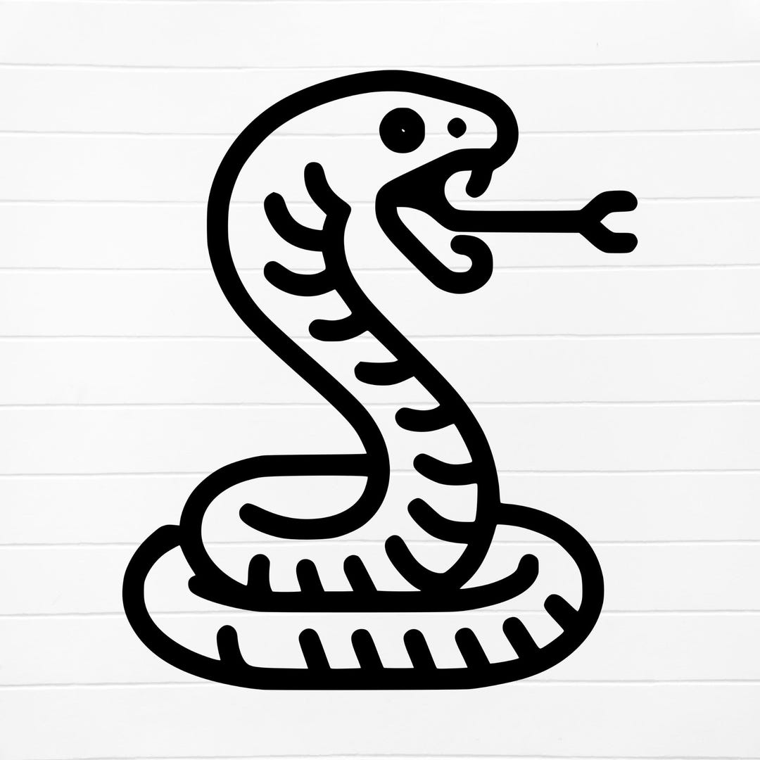 Snake Svg Png, Snake Line Art Svg, Snake Svg File, Snake Png File ...