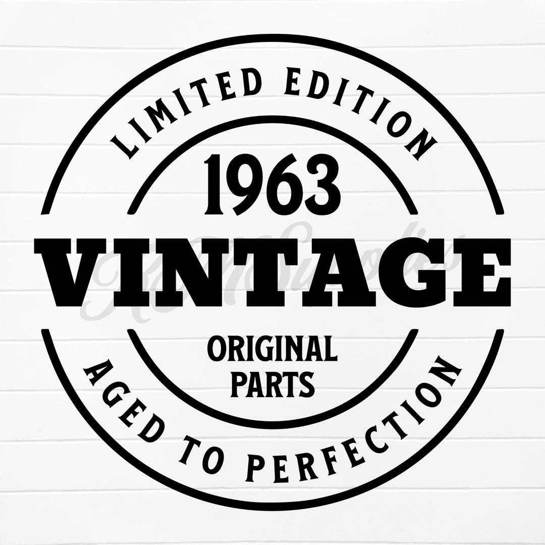 1963 Svg, 1963 Png, 1963 Clipart, 1963 Clip Art, Est 1963 Svg, Est 1963 ...