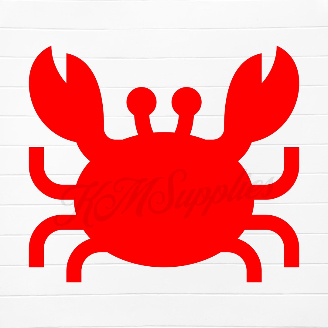 Crab Svg Files, Crab Png, Cute Crab Png, Cute Crab Clipart, Crab Cut ...