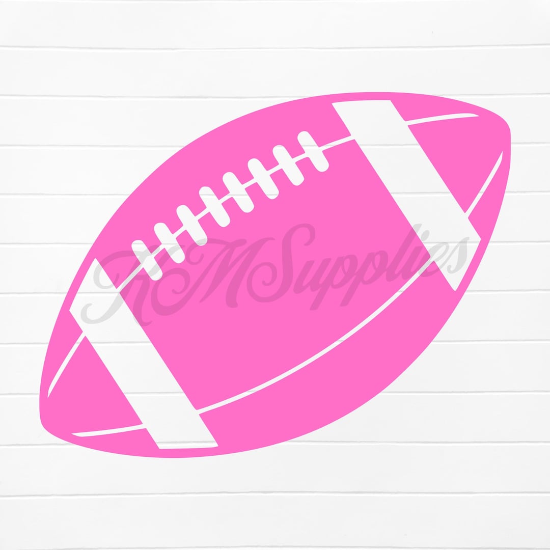 Pink Football Png, Girls Football Png, Girls Football Svg, Football ...
