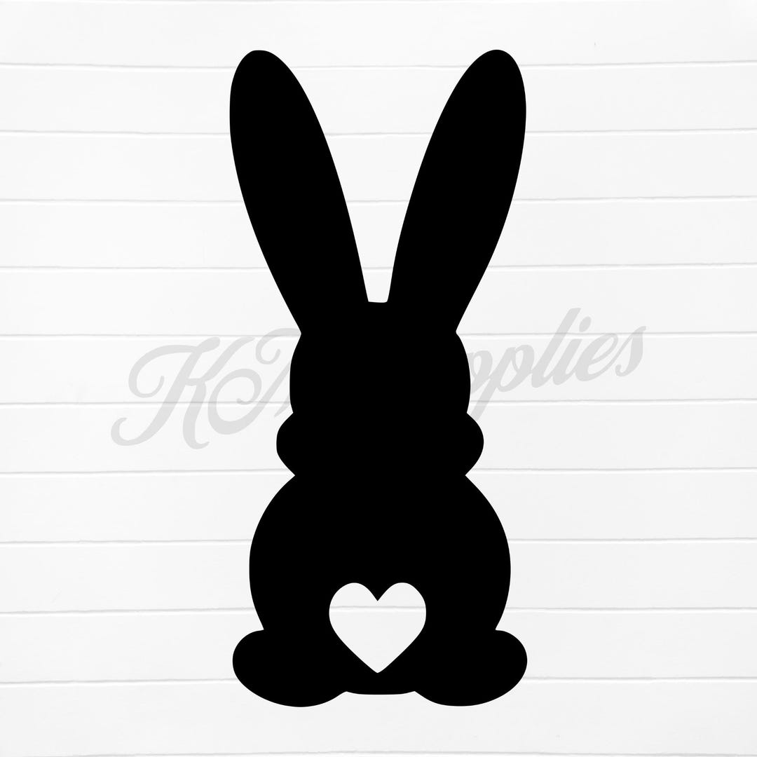 Bunny Outline Svg, Bunny Outline Png, Outline Bunny Png, Outline Bunny ...