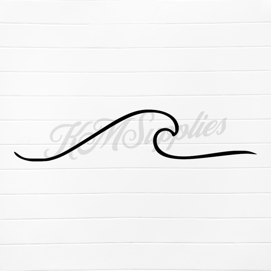 Wave Svg Line Art, Wave Svg File, Wave Png Simple, Wave Lines Png, Wave ...