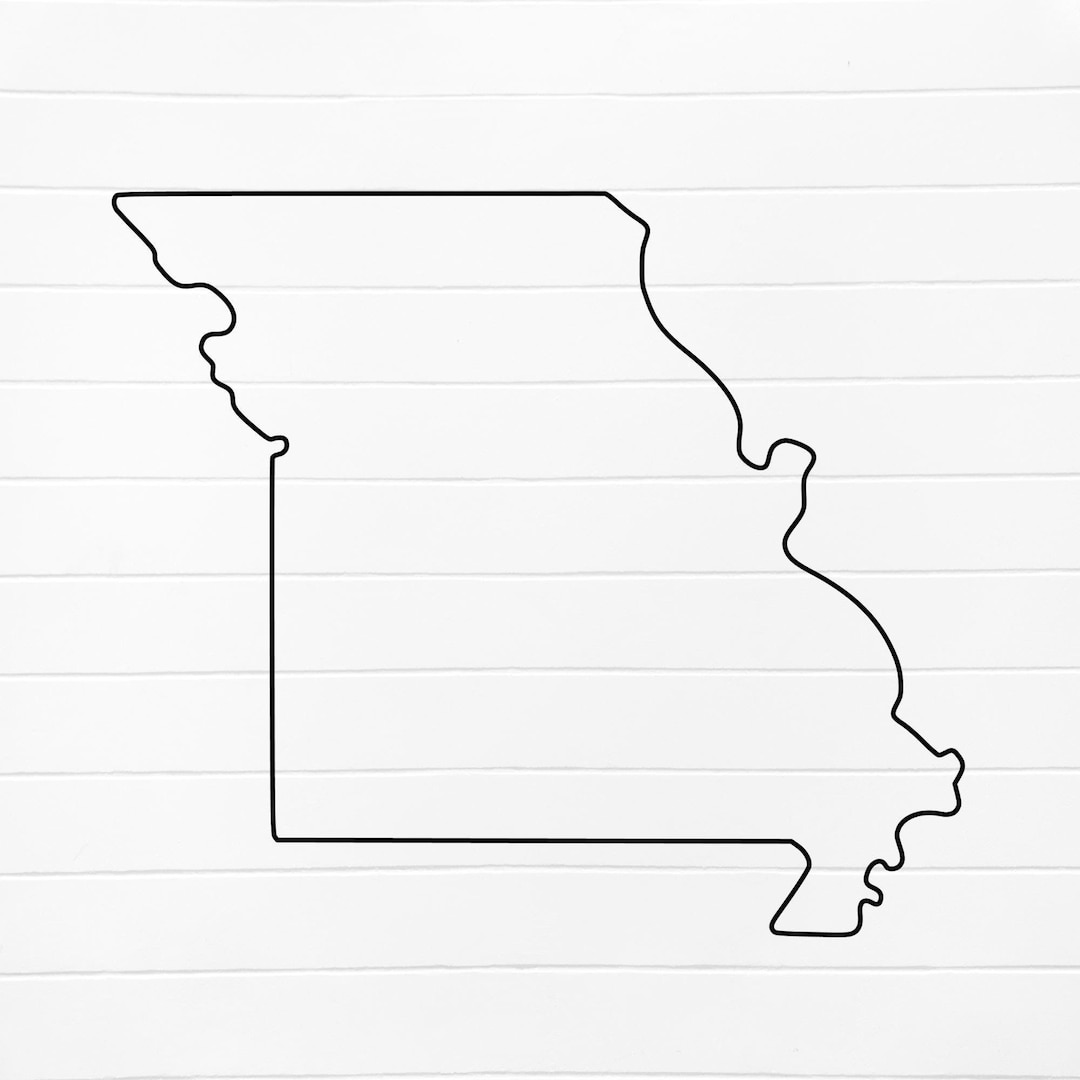 Missouri Outline Svg, Missouri Outline Download, Outline State of ...