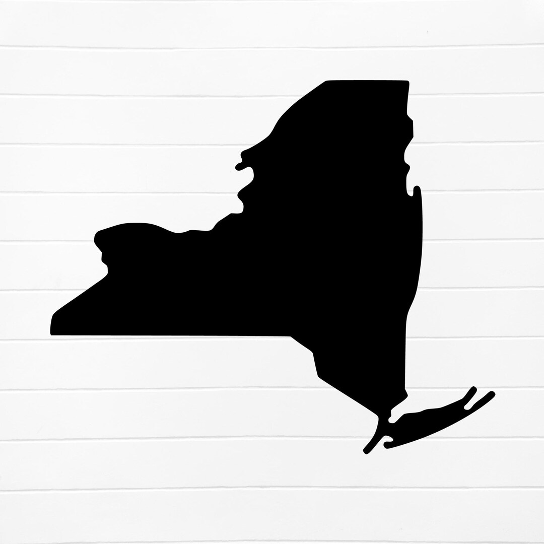 New York Outline Svg, New York State Svg, New York Digital Download ...