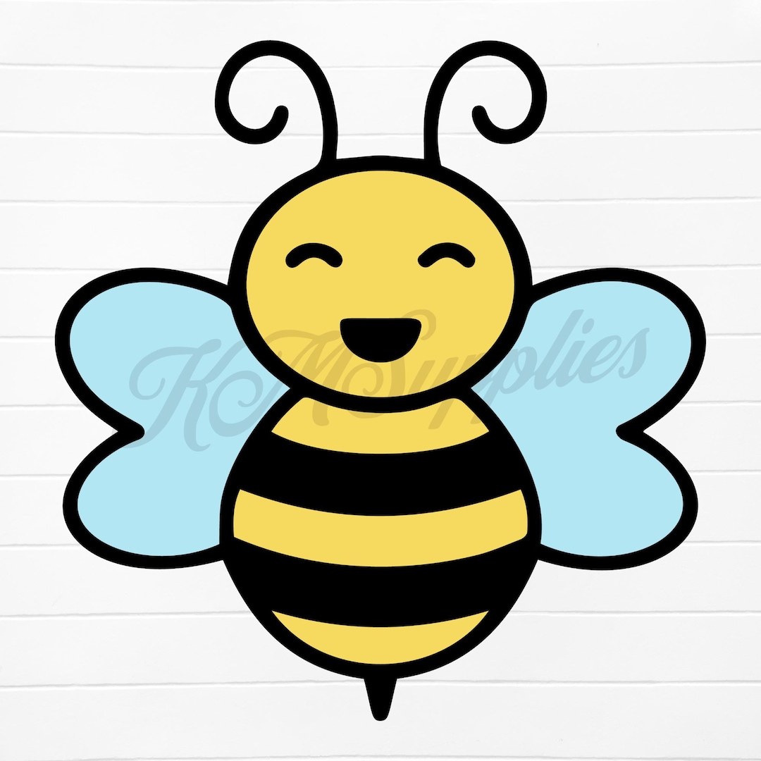 Cute Bee Svg File, Cute Bee Svg, Cute Bee Png, Cute Bee Clipart, Cute ...
