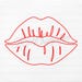 Lips Outline Svg, Lips Outline, Kiss Outline, Transparent Lip, Lip ...