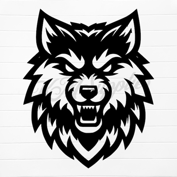 Mascot Wolf Head - Etsy UK