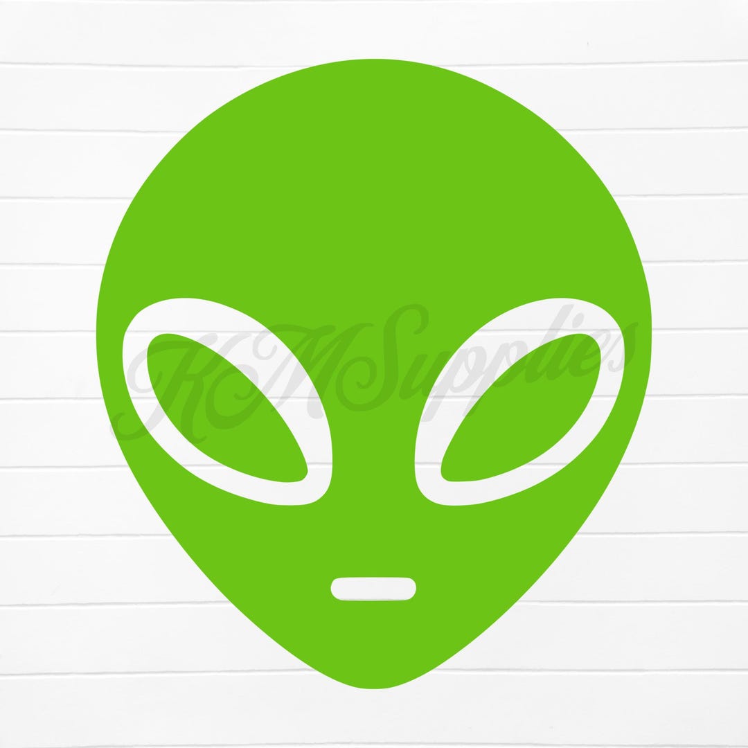 Green Alien Png, Green Alien Svg, Alien Silhouette Svg, Alien ...