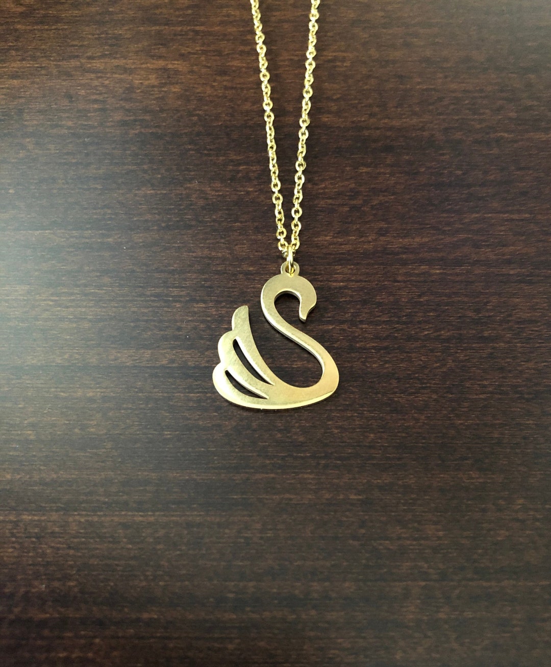 Swan, Swan Necklace, Swan Gift, Swan Pendant, Swan Jewelry, Swan Charm ...