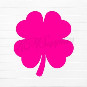 Pink Shamrock Png, Pink Clover Png, Girl Shamrock Svg, Girl Clover Png ...
