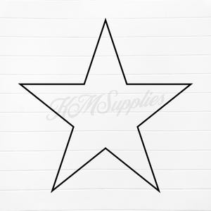Star Outline Svg, Star Outline Png, Star Outline Clipart, Simple Star ...