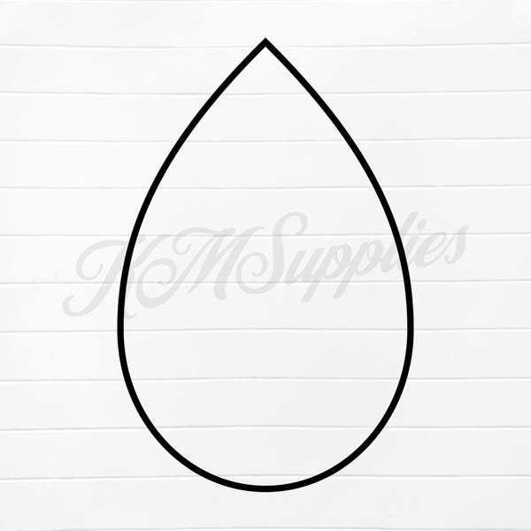 Tear Shape Svg - Etsy UK