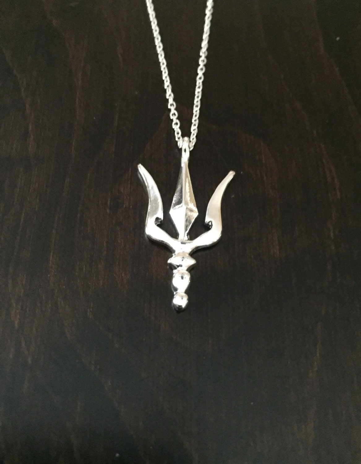 trident trident necklace trident pendant silver trident silver trident necklace silver trident pendant silver necklace silver jewelry
