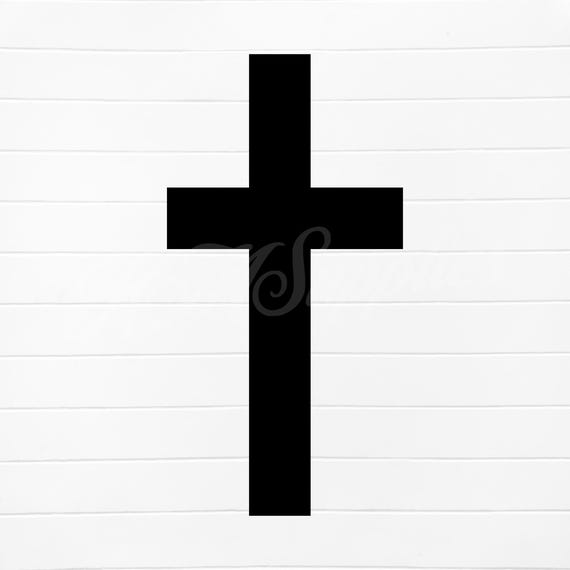 Black Cross With White Outline Cursor