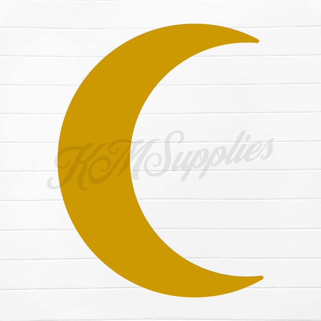 Gold Moon Svg, Gold Moon Png, Moon Svg, Crescent Moon Svg, Moon Svg ...