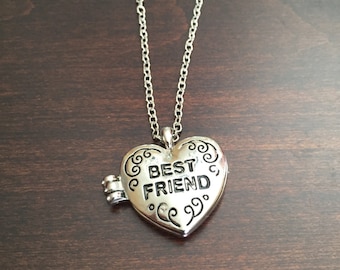 Best Friend Locket Necklace | Etsy