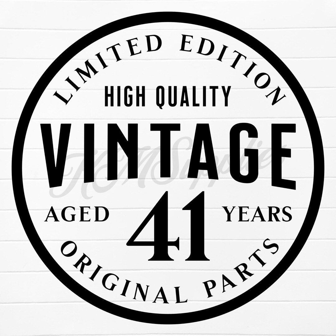 41st Birthday Svg, 41st Birthday Png, 41st Birthday, 41st Bday, 41 ...