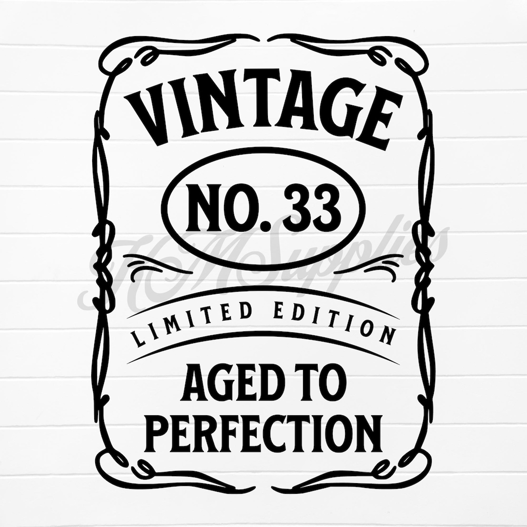 33rd Birthday Svg, 33rd Birthday Png, 33rd Birthday, 33rd Bday, 33 ...