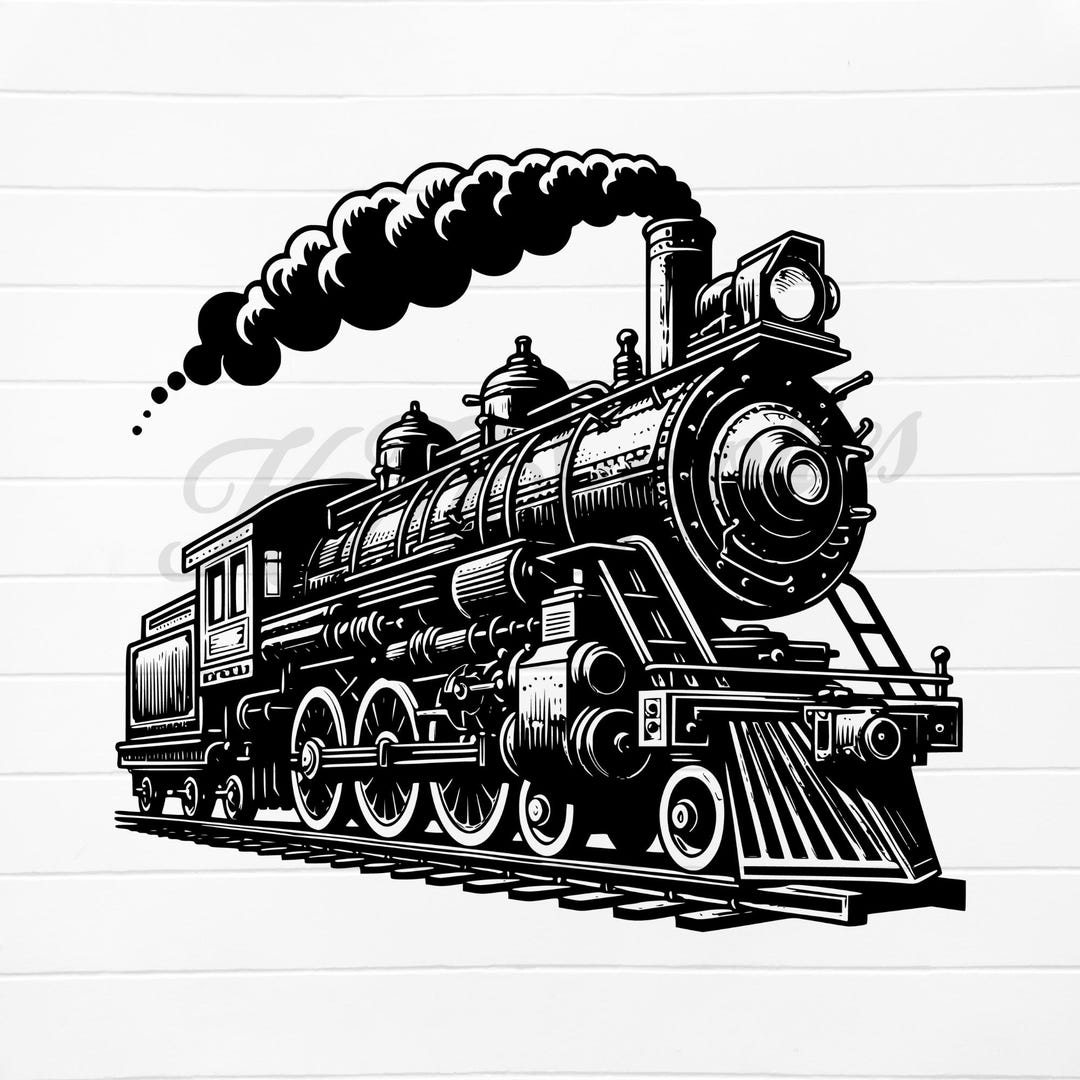 Steam Engine Svg, Steam Engine Png, Steam Train Svg, Steam Train Png ...