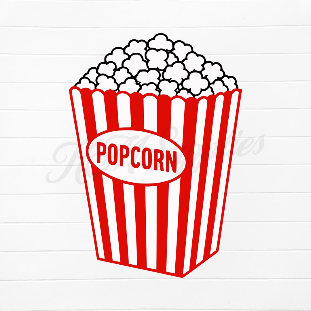 Popcorn Bucket Svg, Popcorn Bucket Png, Popcorn Bucket Clipart, Popcorn ...