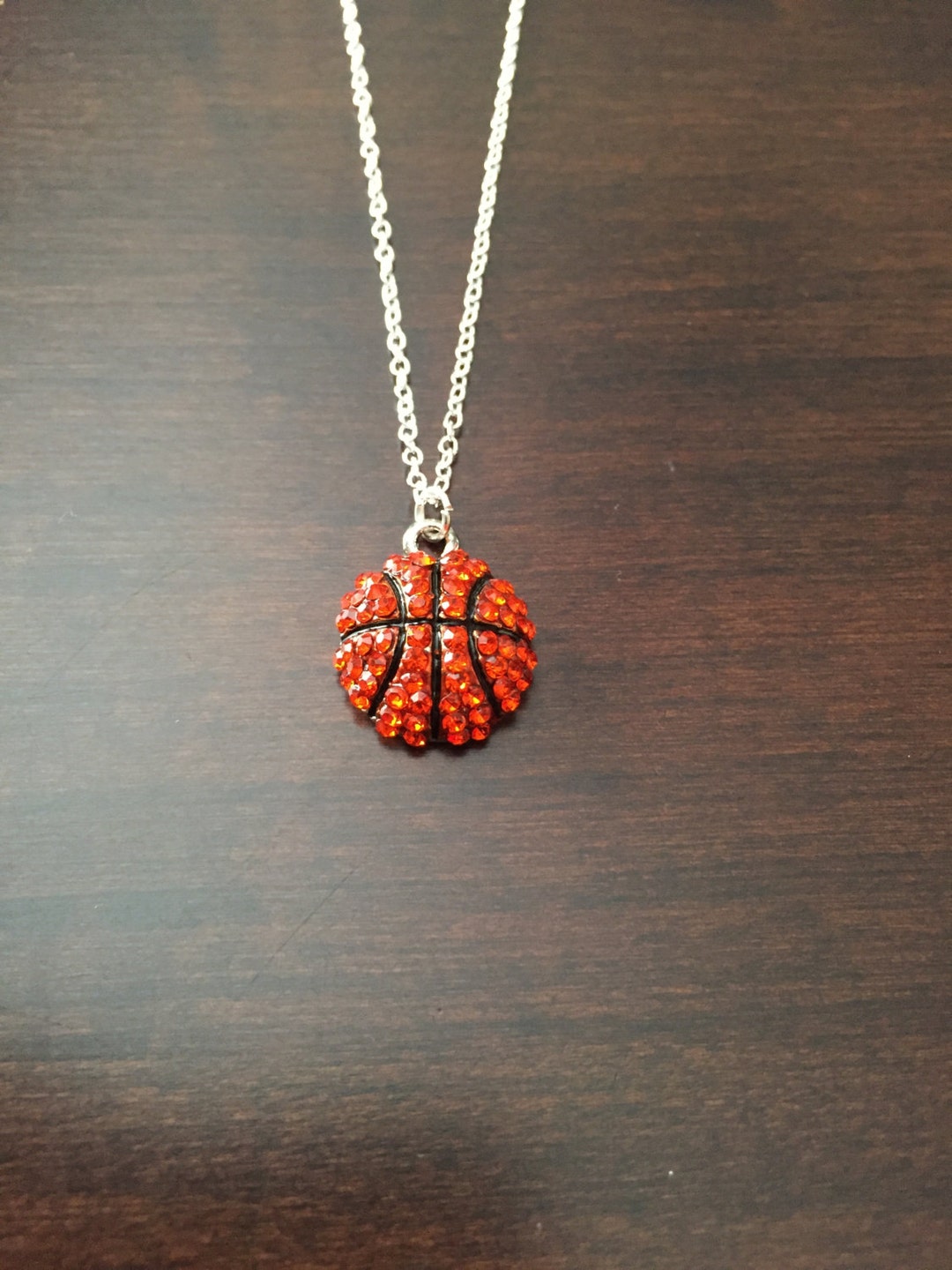 Basketball Necklace, Basketball, Basketball Mom, Basketball Gifts ...