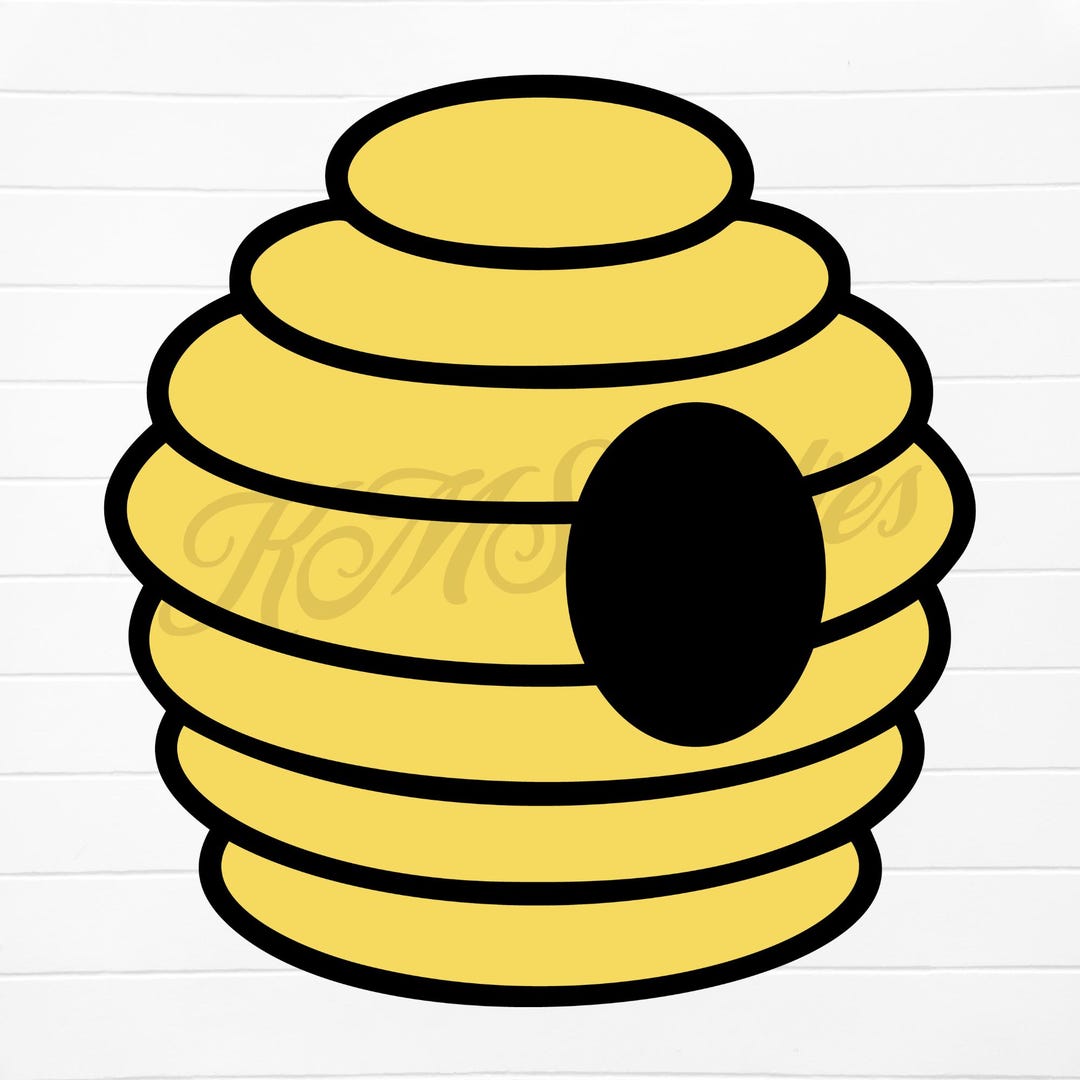 Beehive Outline, Beehive Svg, Beehive Digital Download, Bee Hive Svg, Bee Hive Clipart, Bee Hive ...