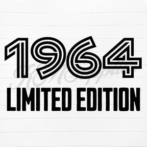 1964 Svg Png, 1964 Limited Edition Svg, 1964 Limited Edition Png, 1964 ...