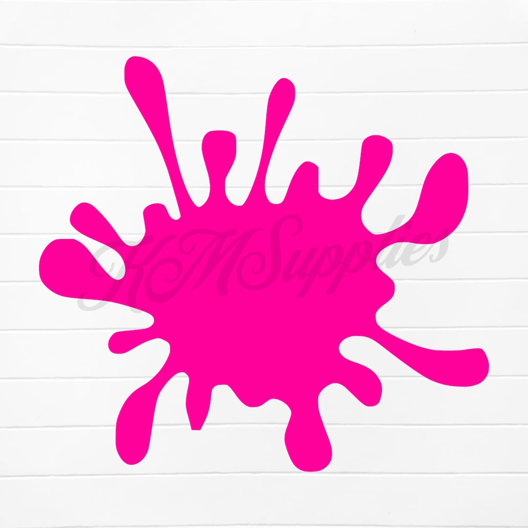 Pink Paint Splatter Png, Pink Paint Splatter Svg, Pink Paint Splatters ...