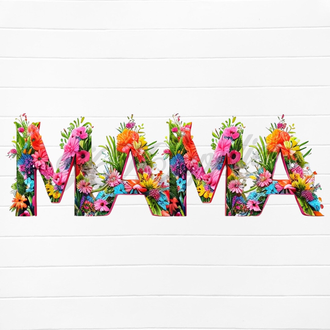 Mama Flower Coquette Png, Mama Flowers Design, Mama Flowers Png, Mama ...