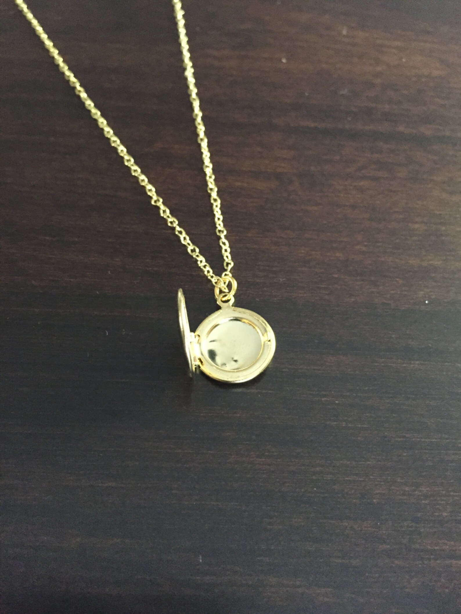 Gold Locket Small Locket Round Locket Vintage Locket | Etsy