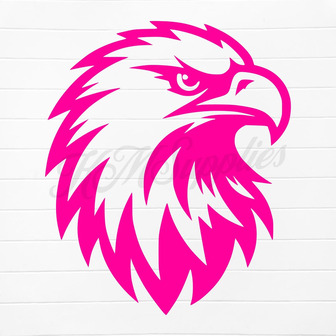 Pink Eagle Head Png, Pink Eagles Svg, Pink Eagles Png, Pink Eagles ...