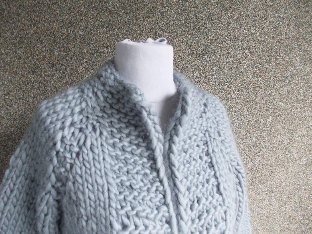 Only German!, Knitting Pattern for Open Cardigan, Cape, Great Knitting ...