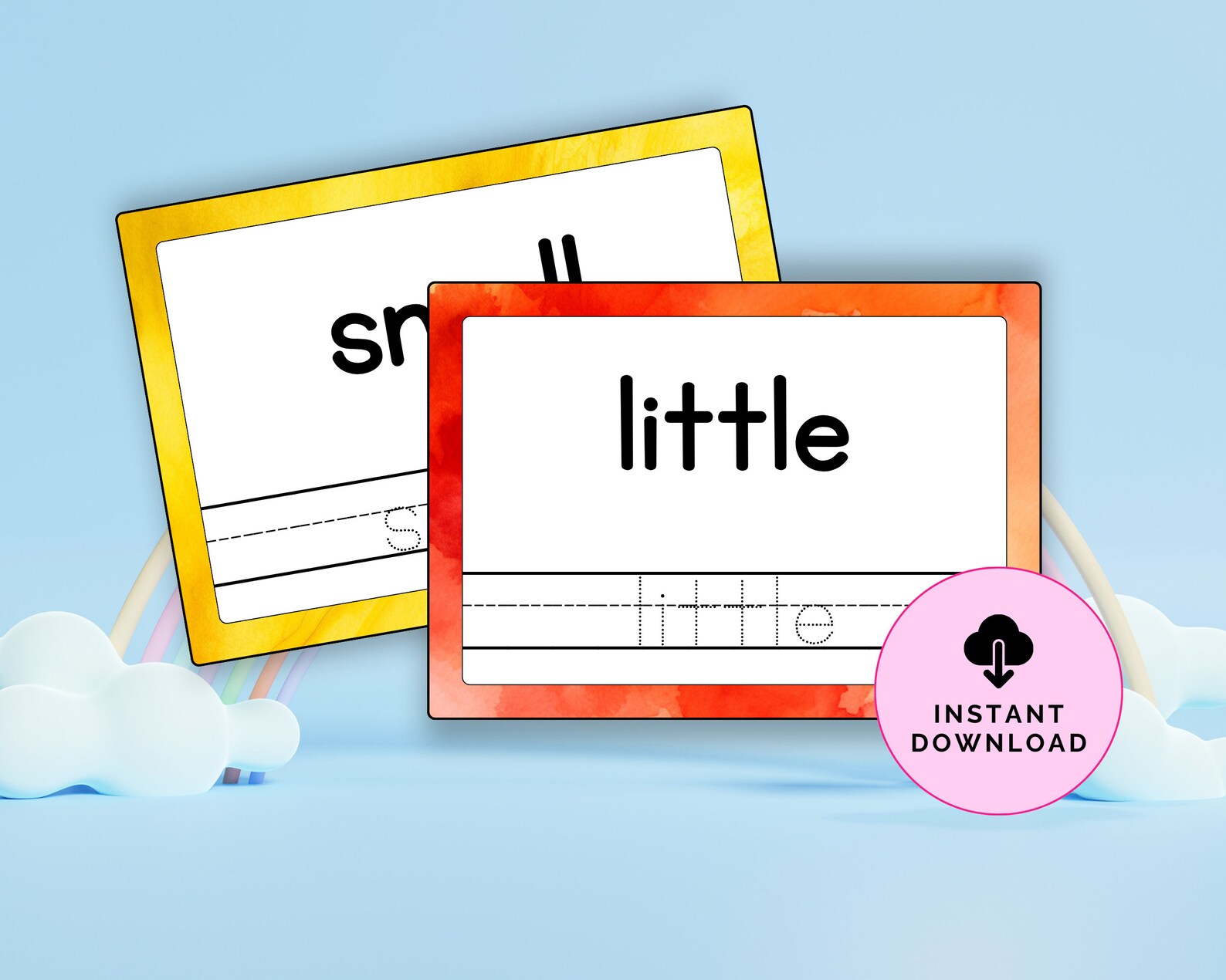 Dolch Sight Words Flash Cards - All 220 Pre-k Through 3rd Grade & Nouns ...