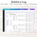 Rabbit Pedigree Chart Template Editable in Canva, US Letter Size ...