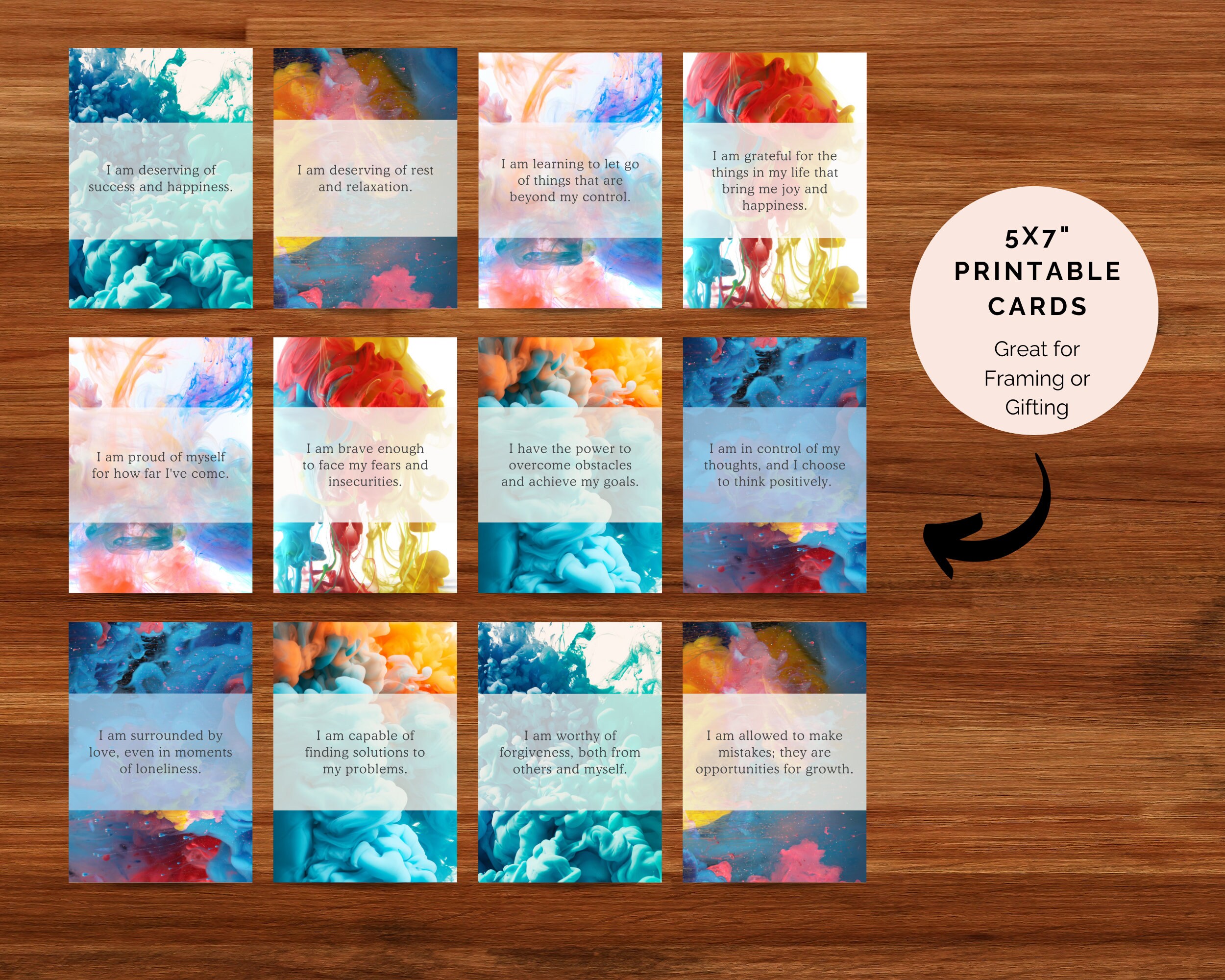 Affirmations for Teens: 50 Printable Teenager Mantra's, Empowerment ...