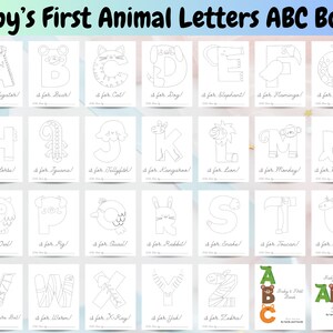 ULTIMATE BUNDLE: ABC Baby Shower Coloring Book, 123, Shapes, Colors ...