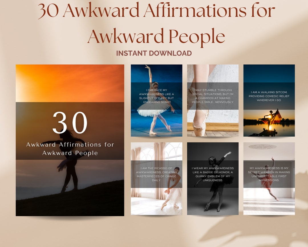 Awkward Affirmations for Awkward People: Embrace Your Awkwardness 30 ...
