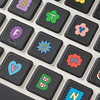 Rainbow Gradient Mechanical Keyboard Sticker: 3M Vinyl Decals - Etsy