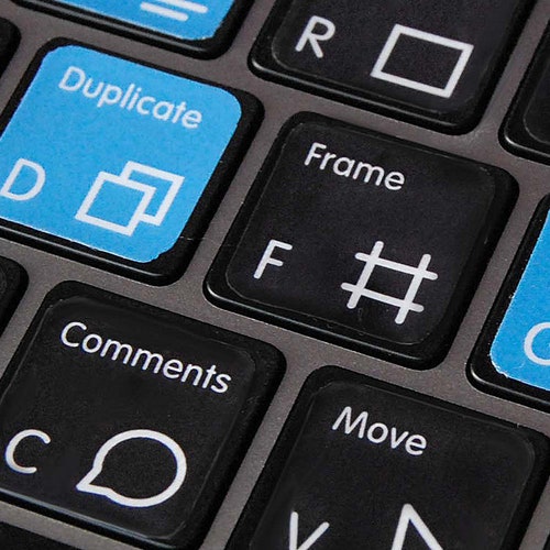 Figma Keyboard Stickers With App Shortcuts Gift for UX UI - Etsy