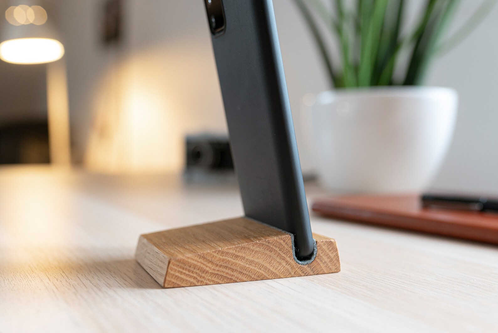 Support pour smartphone Support iPhone en bois - Etsy France