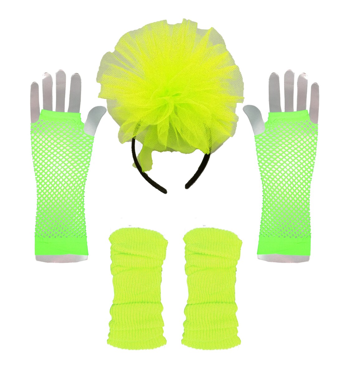 I Love 80's Accessory Pack Neon Hen Party Fancy Dress Fun | Etsy UK