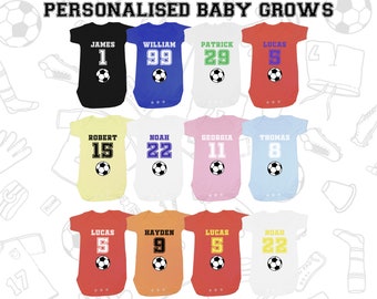 Football Baby Grow - Etsy UK