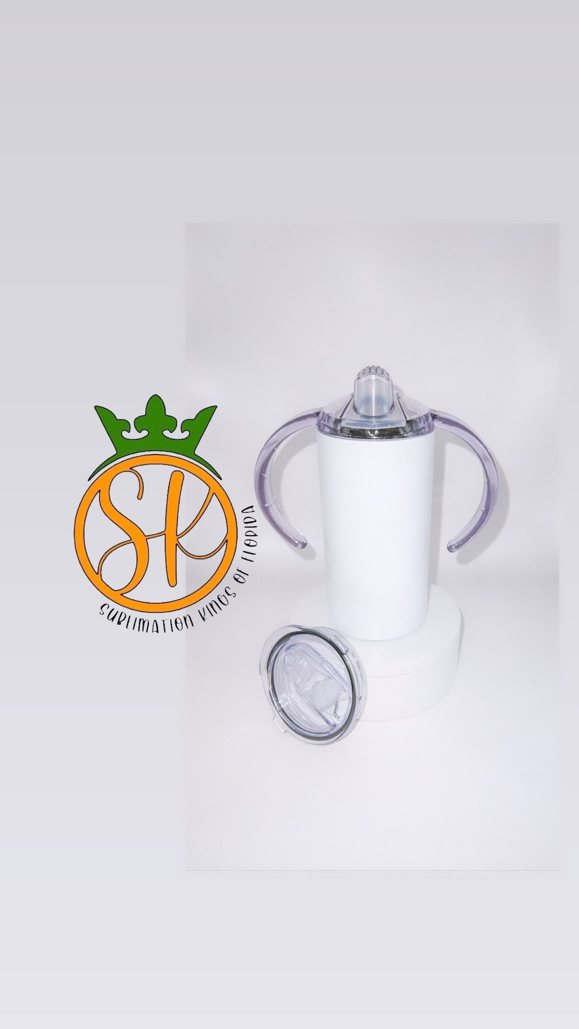 12oz Straight Sippy Cup Duo Sublimation - Etsy