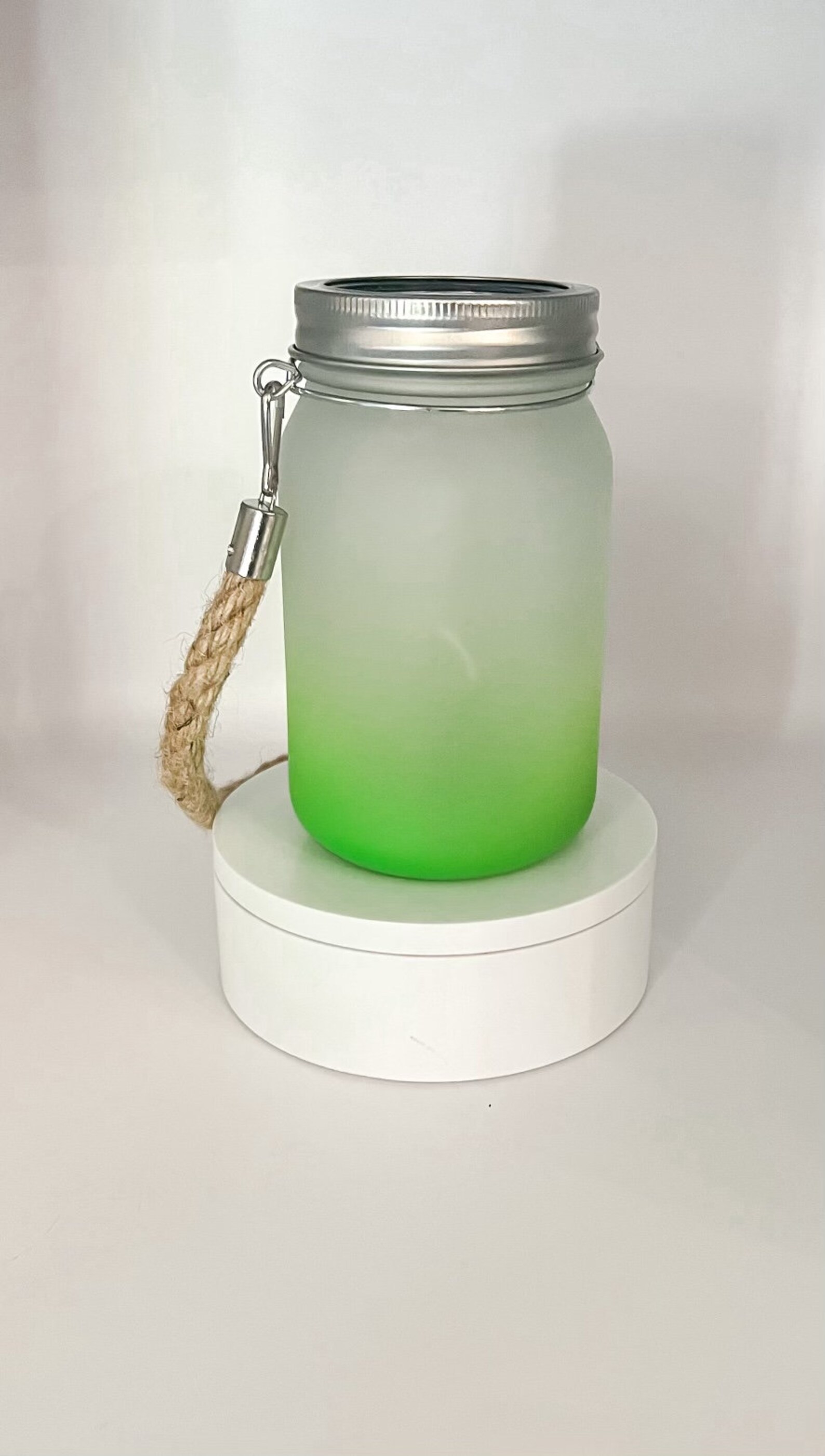 Sublimation Solar Powered Glass Lantern With Multicolored - Etsy